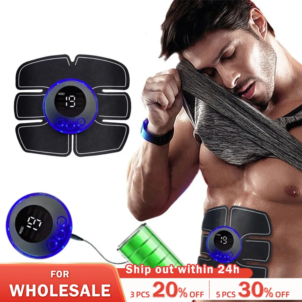 USB-Rechargable-Smart-EMS-Wireless-Muscle-Stimulator-Fitness-Trainer ...