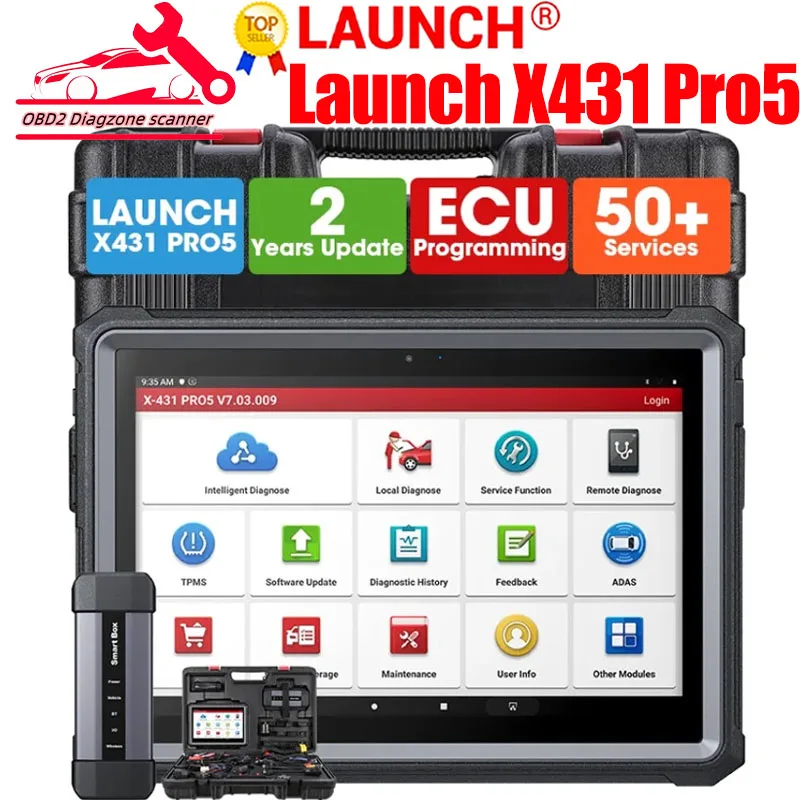 Launch-X431-PRO-5-PRO5-Car-Diagnostic-Tool-J2534-Smart-Box-Programming ...