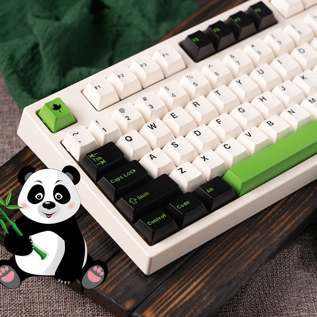 GMK panda keycaps Cherry profile ABS Doubleshot 172keys for MX Switch ...