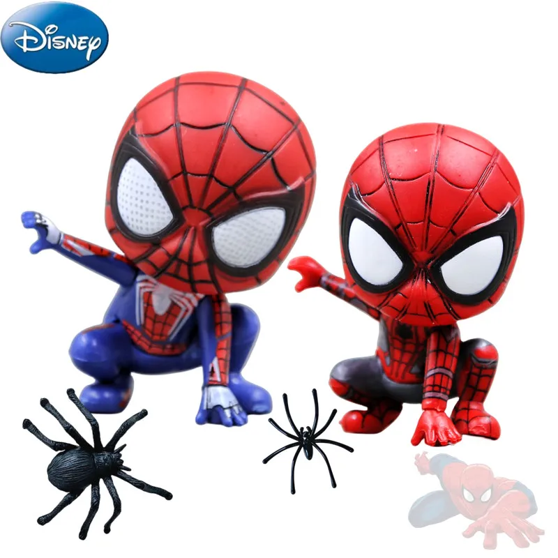 8Cm-DisneySpiderman-Action-Figures-Cartoon-Anime-Marvel-Hero-Model-Doll ...