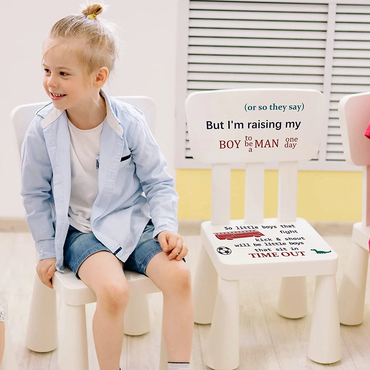 Child In Time Out Chair