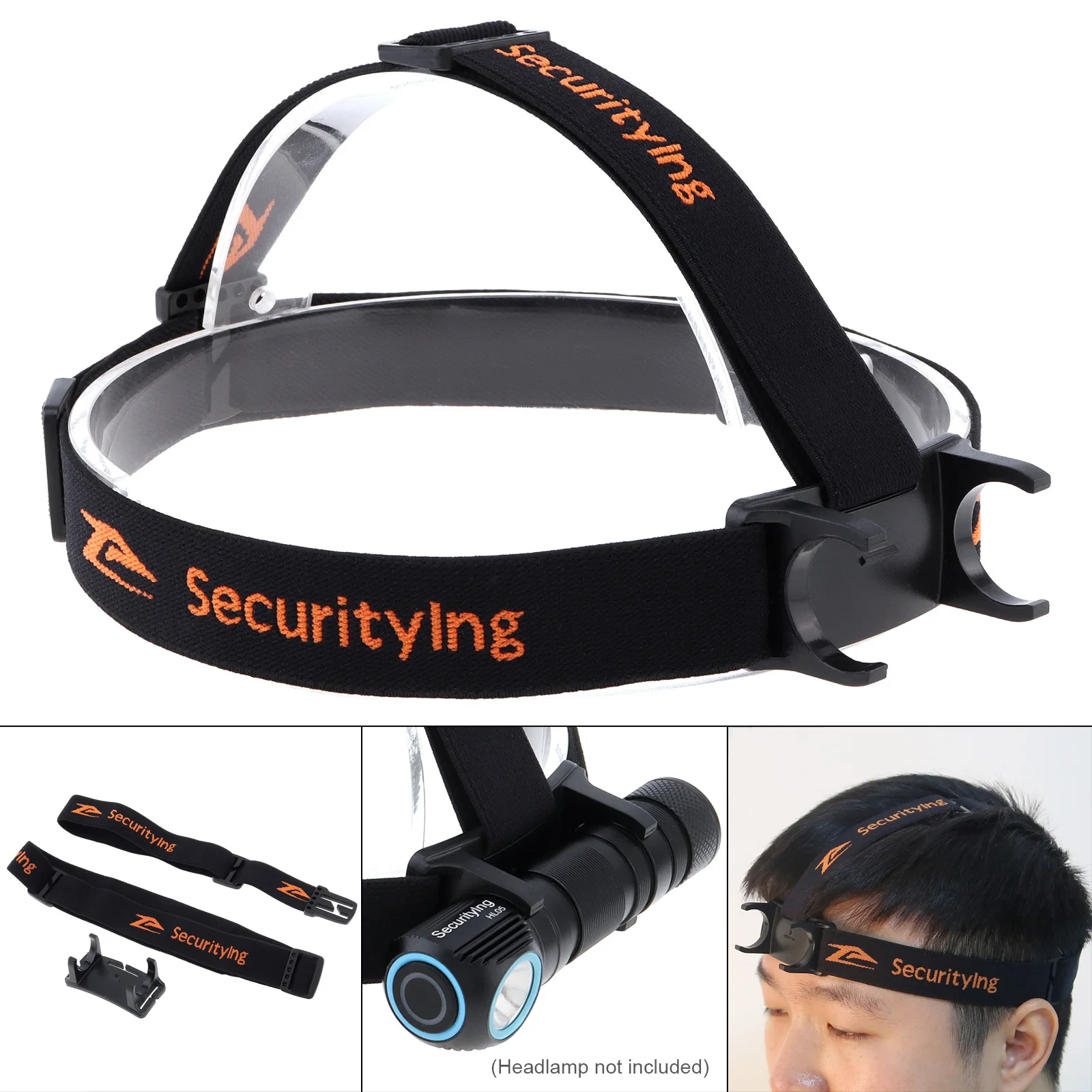 SecurityIng-Portable-LED-Flashlights-Headlight-Bracket-Flashlight-Head ...