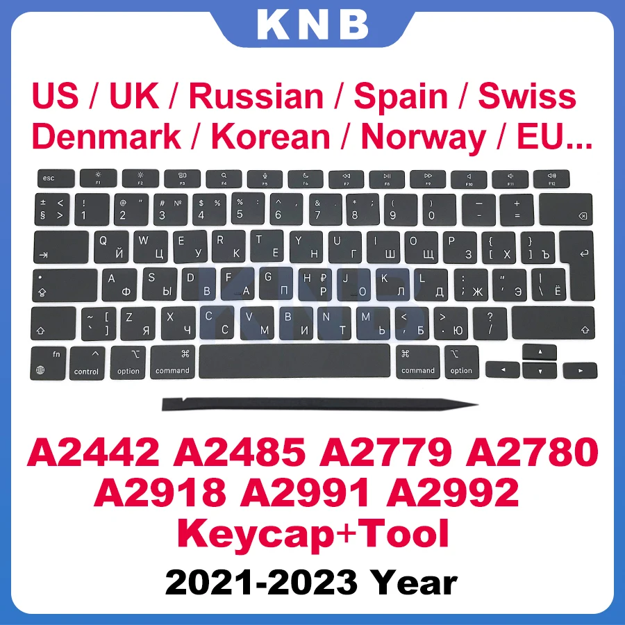 Laptop-A2442-A2485-A2779-A2780-Keycaps-Keys-Cap-Keyboards-Scissor ...