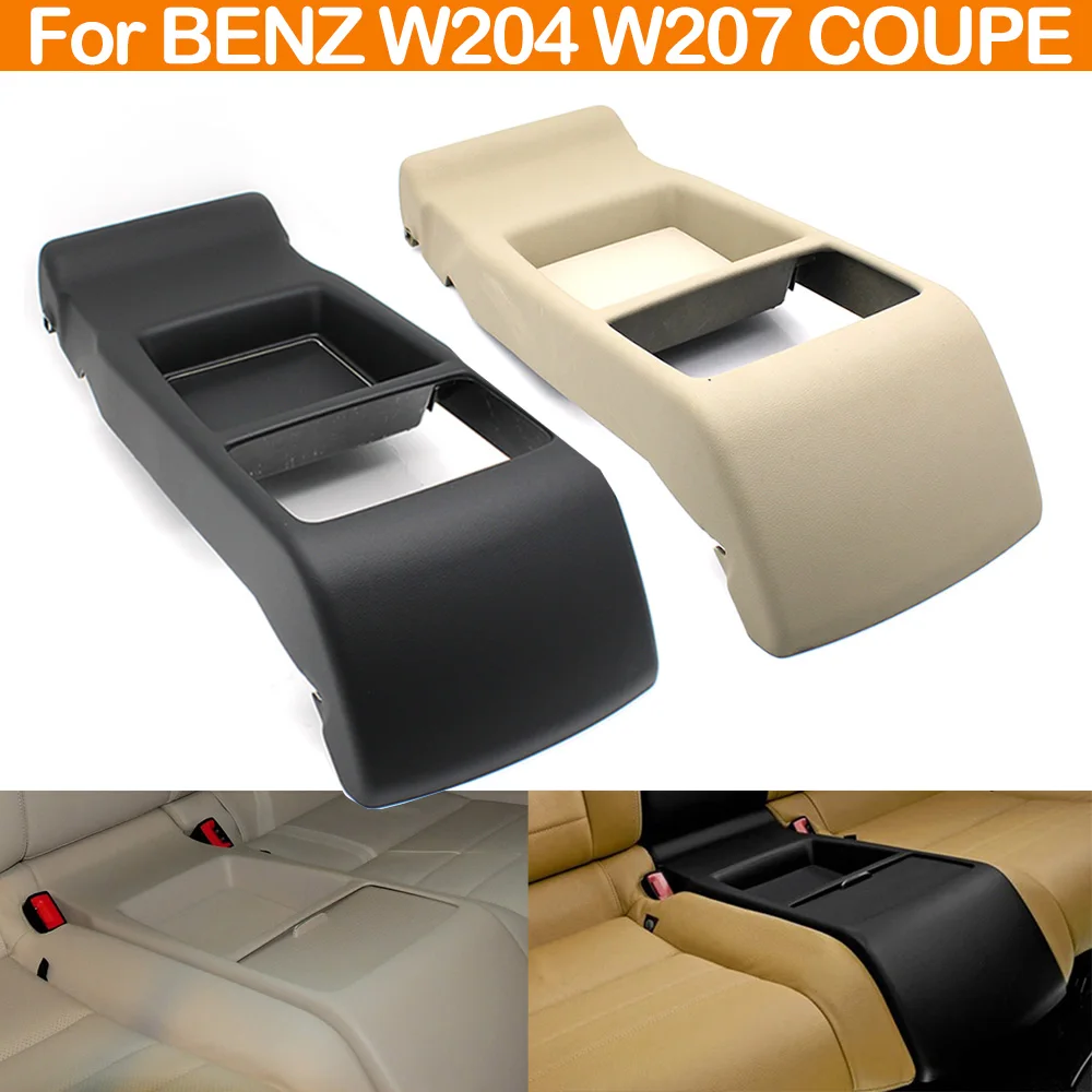 Rear-Seat-Central-Cup-Holder-Armrest-Case-Cover-Tray-For-Mercedes-Benz ...