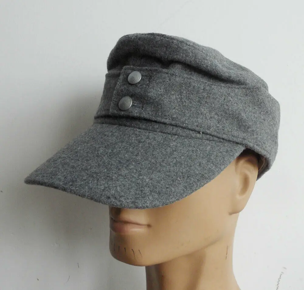 armyshop2008-WW2-German-M43-Field-Wool-Cap-Hat-Grey-EM-Enlisted-Field ...
