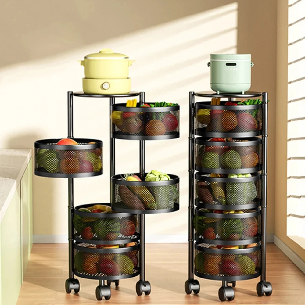 Multi-Layer-Vegetable-Basket-Round-Room-Removable-Basket-Multi-function ...