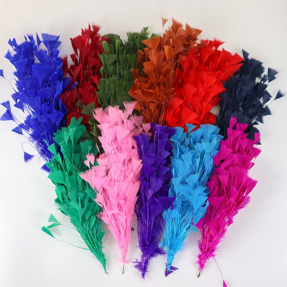 New Natural Turkey Feathers Flower Bunch Crafts for Headdress ...