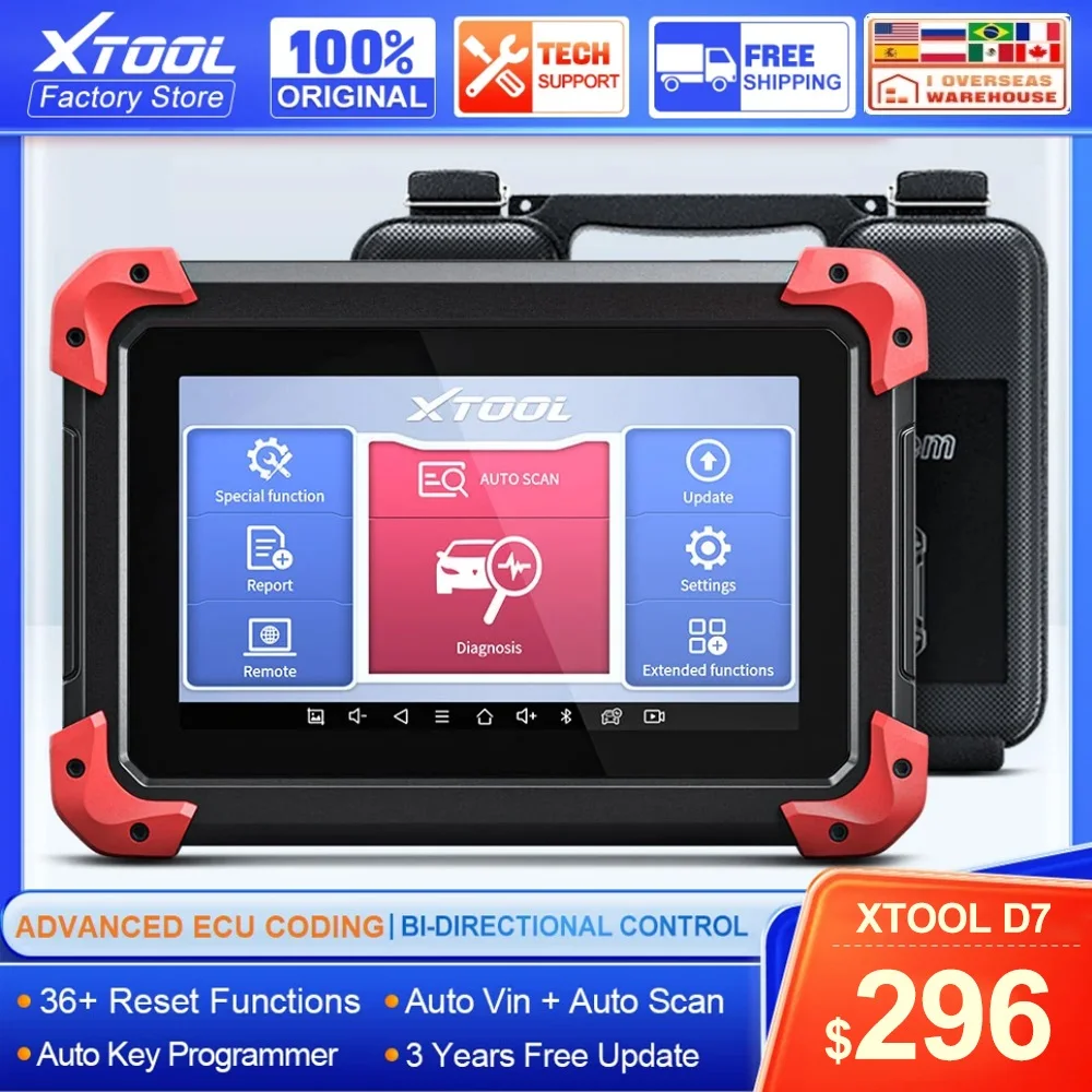 XTOOL-D7-All-System-Car-Diagnostic-Tools-Auto-Key-Programming-Add-ECU ...