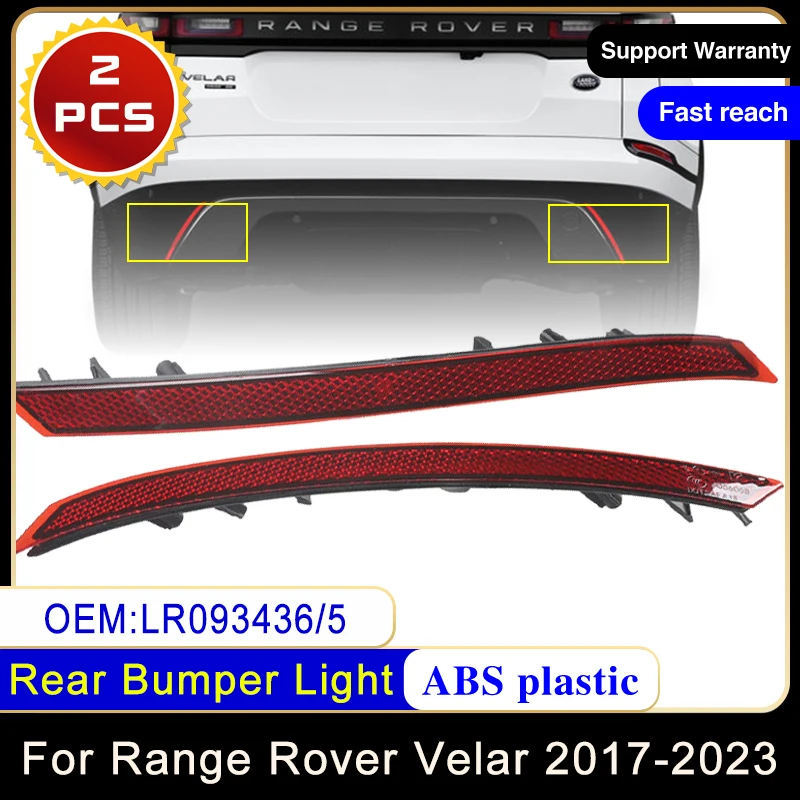 2x for Range Rover Velar L560 2017~2023 LR093436 LR093435 Rear Car ...