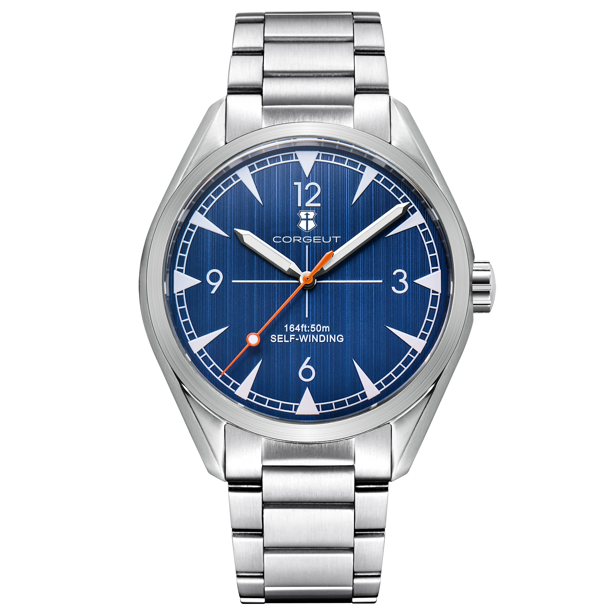 New Arrival 41mm Corgeut NH35A Movement Luxury Blue Black Automatic Men ...