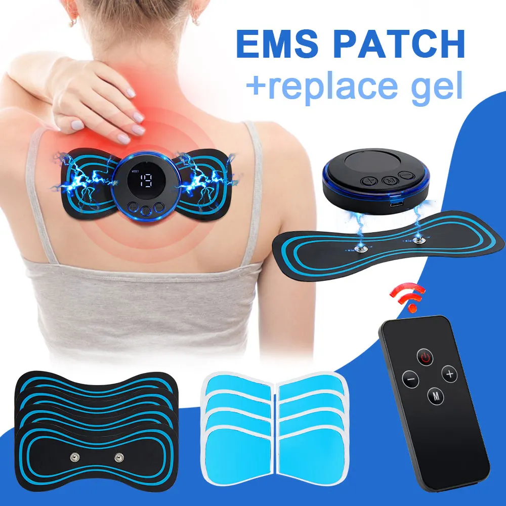 EMS-Neck-Massager-Muscle-Stimulator-Electric-Cervical-Spine-Massage ...