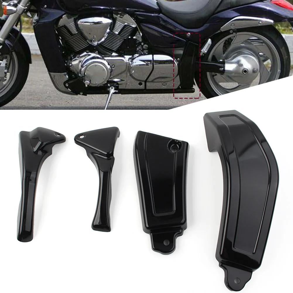 Glossy-Black-Motorcycle-4-Parts-Frame-Cover-For-Suzuki-Boulevard-M109 ...