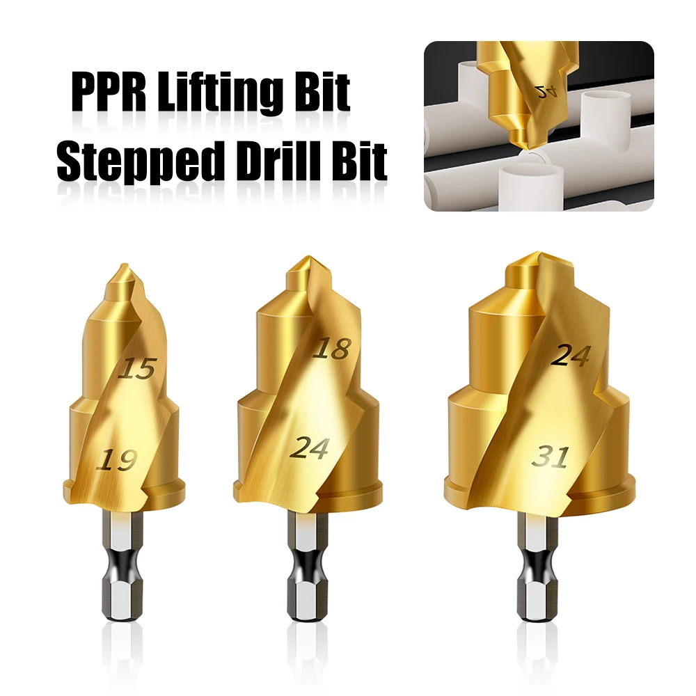 6-35mm-PPR-High-Speed-Steel-Spigot-Reamer-Hexagonal-Shank-PVC-Pipe ...