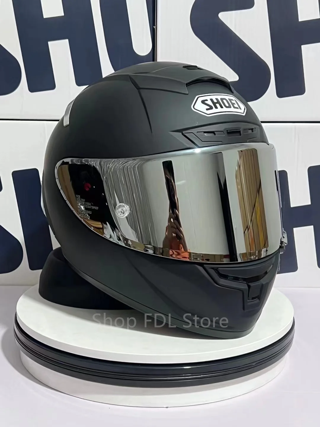 Matte Black Shoei Mx Helmet