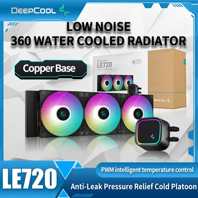 DeepCool-CPU-Water-Cooler-All-in-one-LE720-ARGB-DIY-Fluid-Gaming-Loop ...