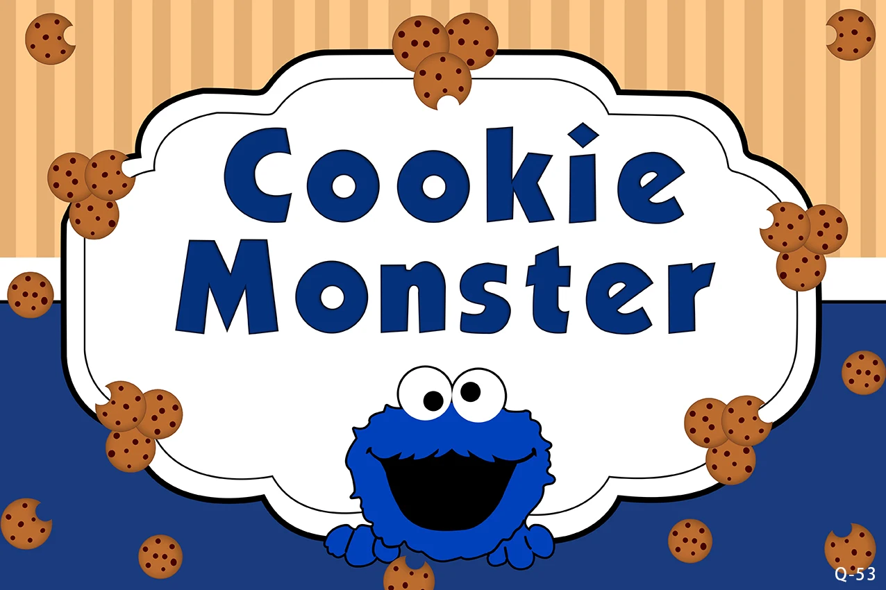Cookie Monster Name Logo