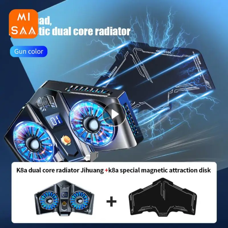 Semiconductor-Heat-Sink-Dual-Cooling-Fan-Gaming-Radiator-Mini ...