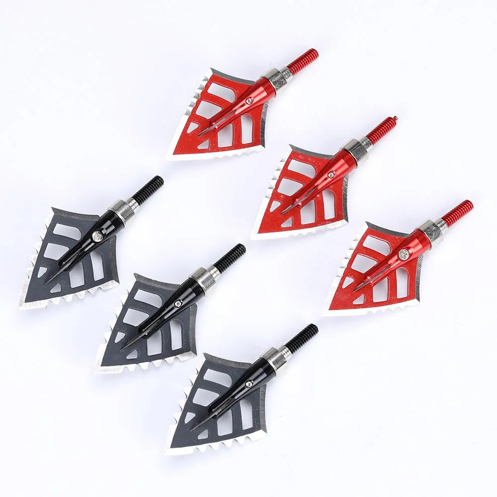 6pcs-Hunting-Broadheads-2-Blades-Arrow-Head-Arrow-Tips-Dirt-Nap-Gear ...