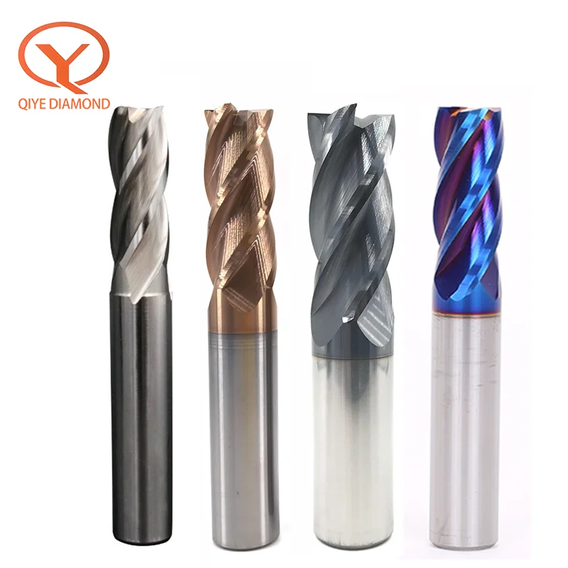 4-blade-solid-carbide-end-mill-HRC45-HRC55-HRC65-tungsten-steel-milling ...