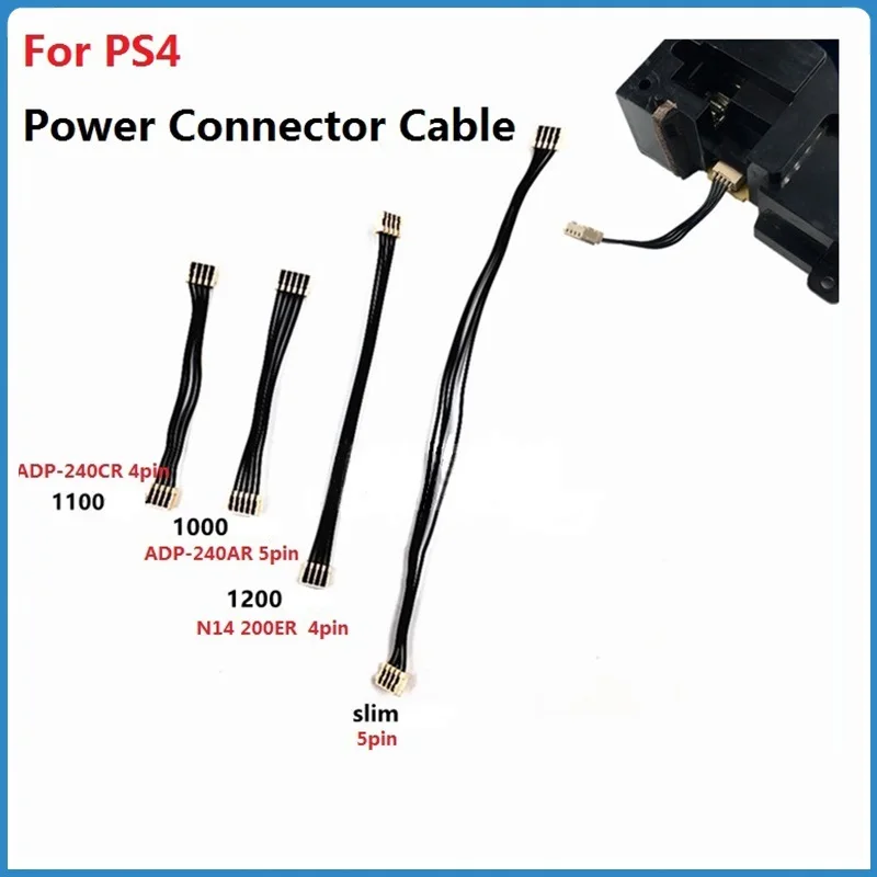 For-PS4-Power-Connector-Cable-1000-1100-1200-Slim-Replacement-Cord-For ...