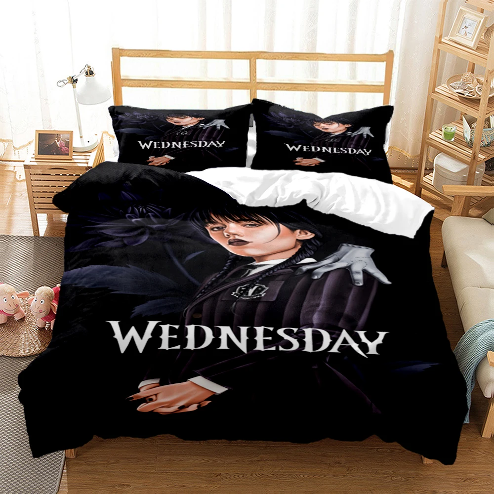 Wednesday-Digital-Print-Polyester-Bedding-Sets-Child-Kids-Covers-Boys ...