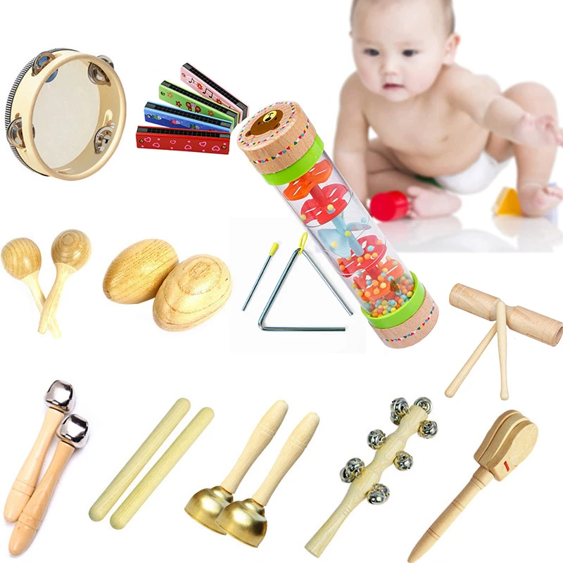 Wooden Educational Toy Musical instruments For Children Rainmaker Rain ...