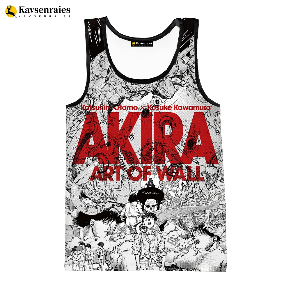 Akira 3D Printed Tank Tops Men Women 2023 New Fashion Casual Harajuku Style Men's Clothing Hip ...