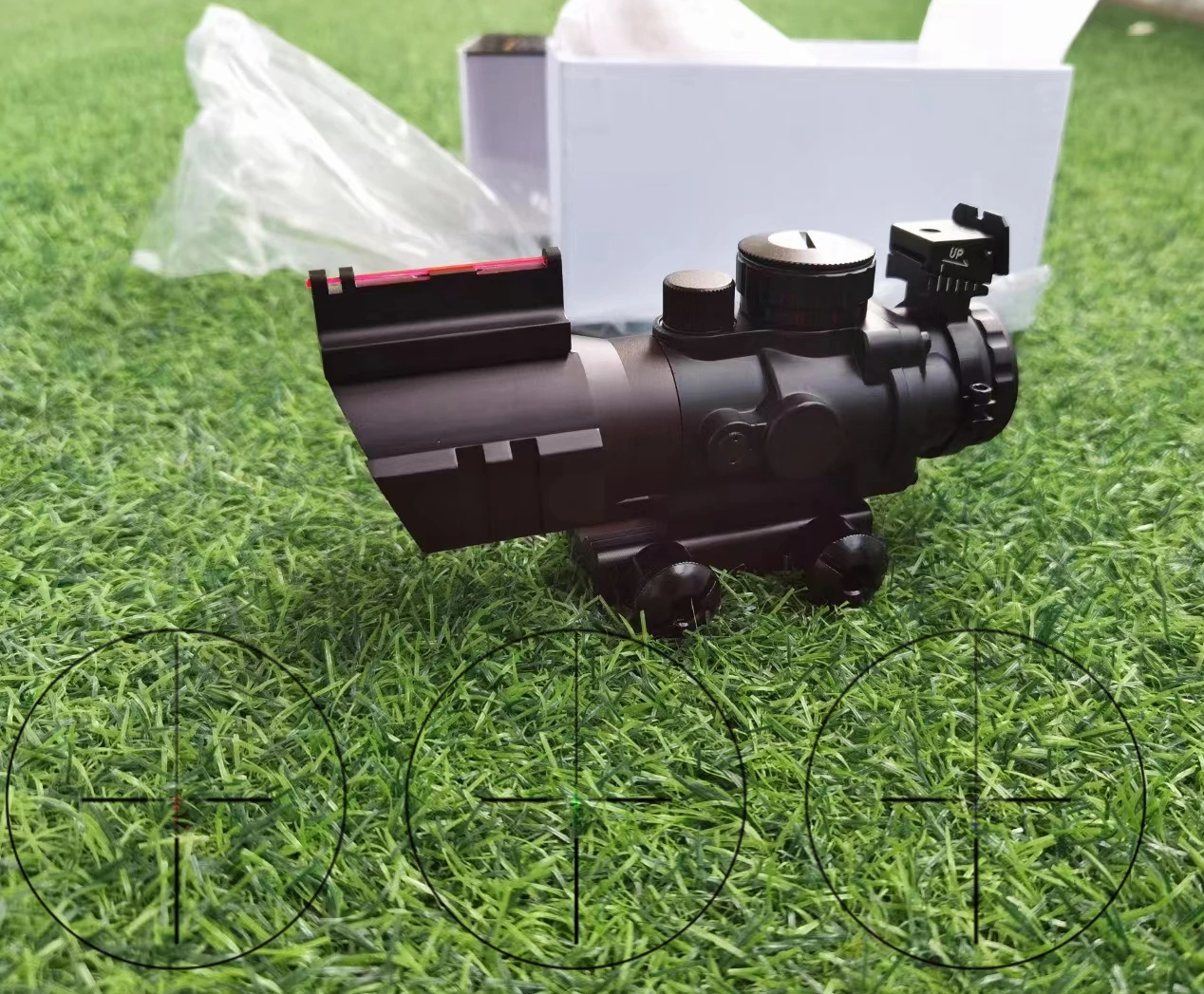 4x32-ACOG-Riflescope-20mm-Dovetail-Reflex-Optics-Scope-Tactical-Sight ...