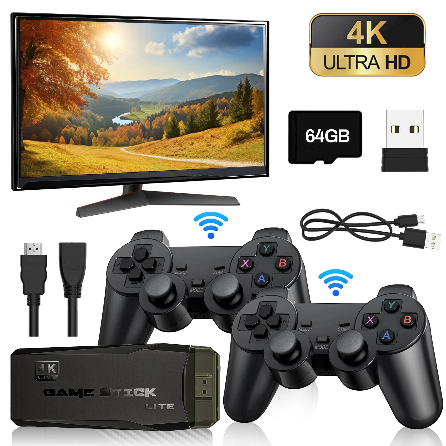M8-PRO-Video-Game-Console-4K-HD-2-4G-Dual-Wireless-Controller-Retro ...