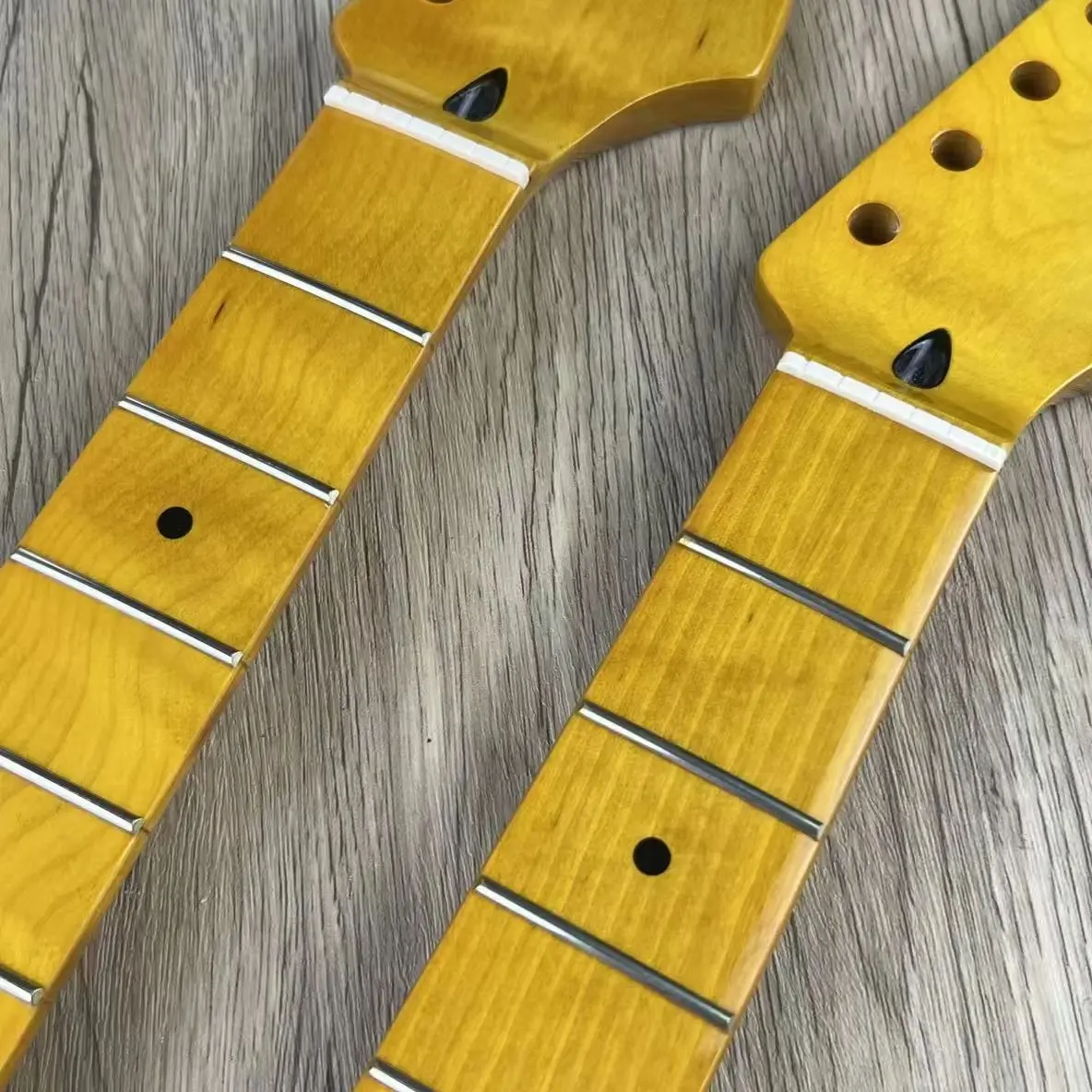 ST guitar neck light yellow glossy maple fingerboard 22F Canadian maple ...