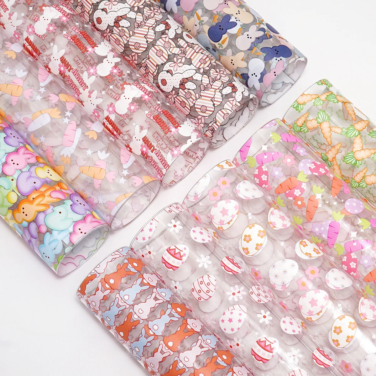 Printed-Jelly-Sheets-PVC-Easter-Translucent-Shiny-Vinyl-For-Bag-Decor ...
