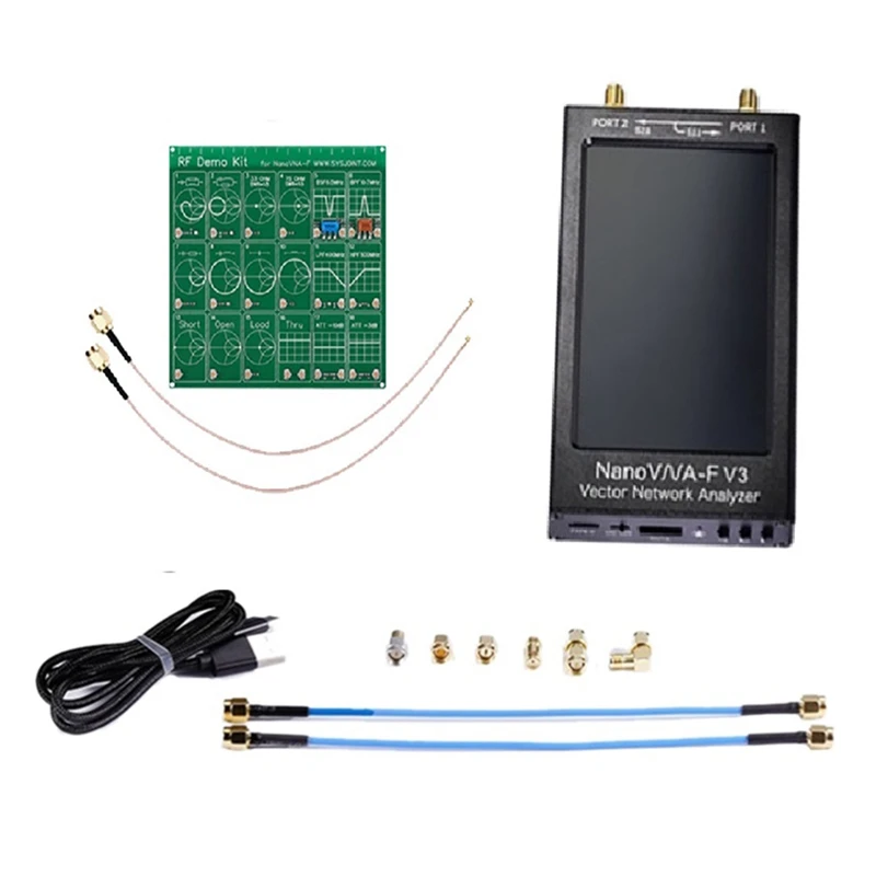 Nanovna-F-V3-4-3-Inch-6Ghz-HF-VHF-UHF-Vector-Network-Analyze-Aluminum ...