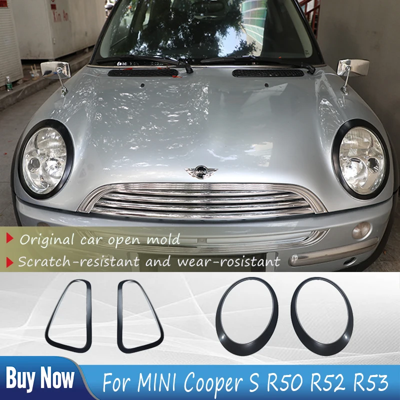 For-MINI-Cooper-S-R50-R52-R53-Black-Car-Headlight-Head-Tail-Light-Rear ...