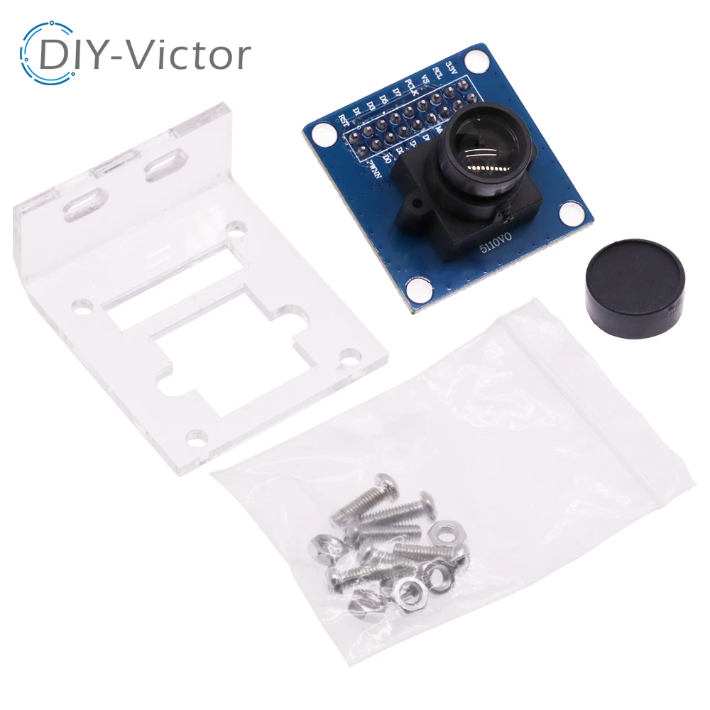 Smart Electronics Ov7670 300kp Vga Camera Module And Ov7670 Acrylic Bracket Plastic Case For ...