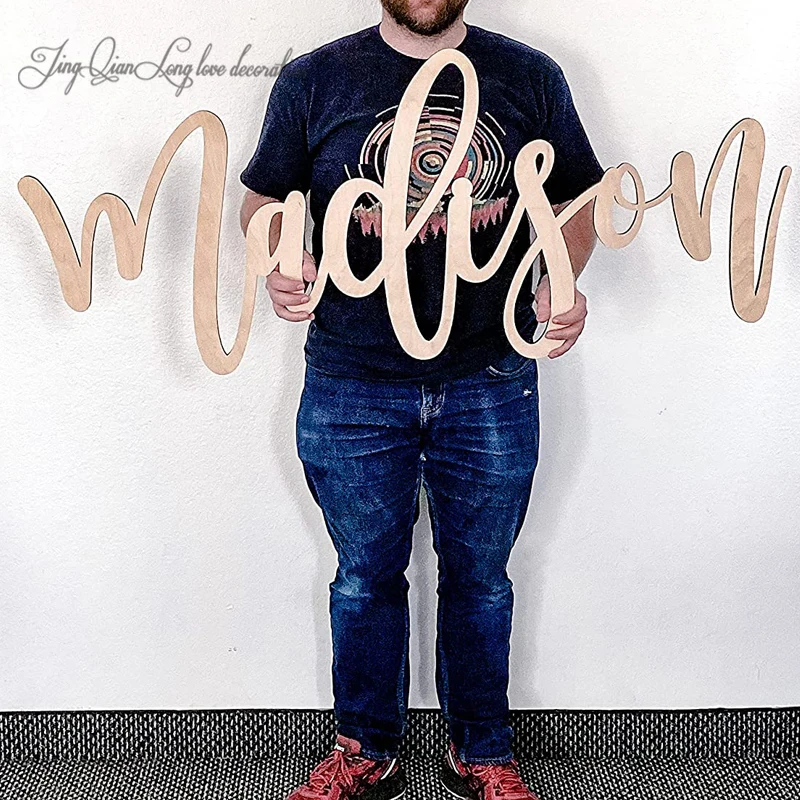 Custom-Made-Wooden-Name-Tags-for-Girls-Baby-Name-Tags-Baby-Name-Tags ...