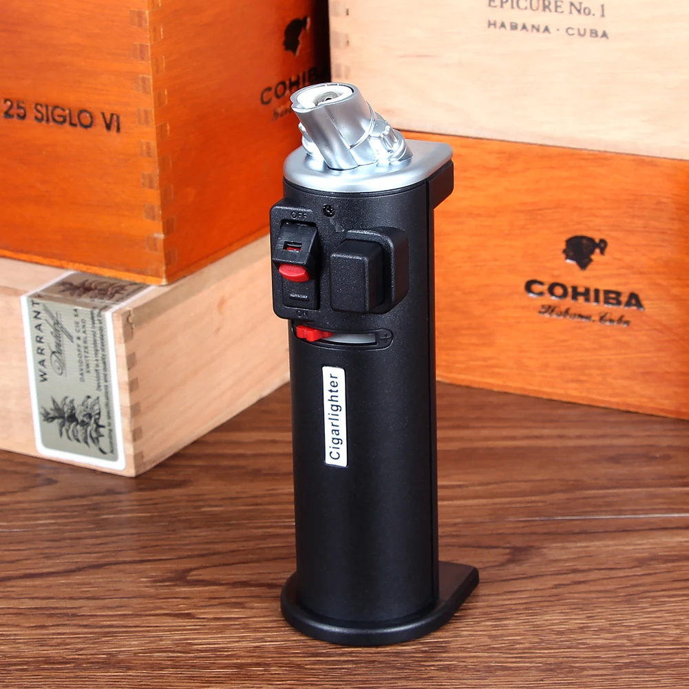 GALINER-Strong-FirePower-Cigar-Lighter-With-Lock-Function-Butane-Gas ...