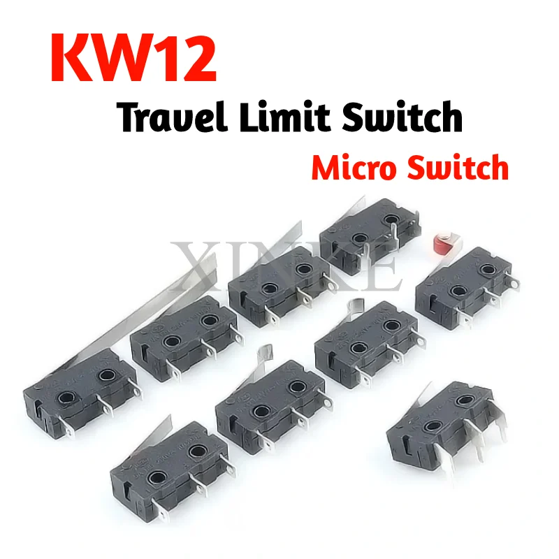 1PCS KW12 Stroke limit switch Contact Button KW11-3Z-2 Roller ARC Lever ...