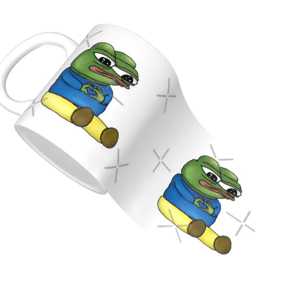 Apu Apustaja Pepe The Frog Mug Cups Coffee Cup Cat Mug Porcelain Coffee ...