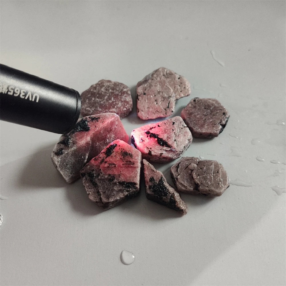 Piedra de corindón Natural, rubí Real, piedras preciosas, espécimen en ...