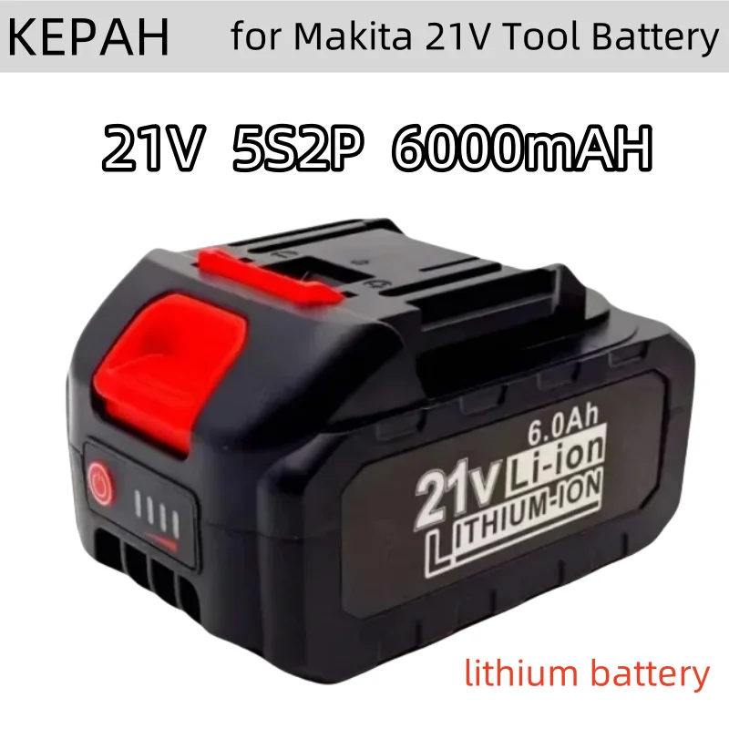 Suitable-for-Makita-21V-6000mah-5s2p-fast-charging-lithium-ion-battery-18650-suitable-for-BL1850 ...