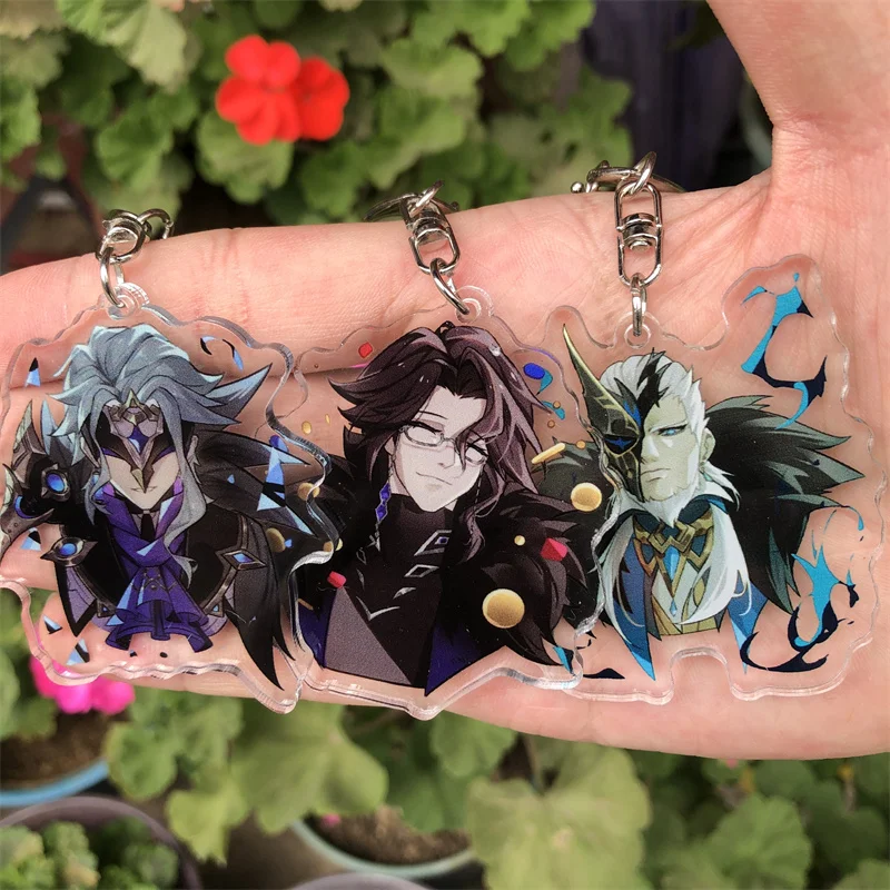 Genshin Impact Fatui Doctor Dottore Regrator Pantalone Keychain Anime ...