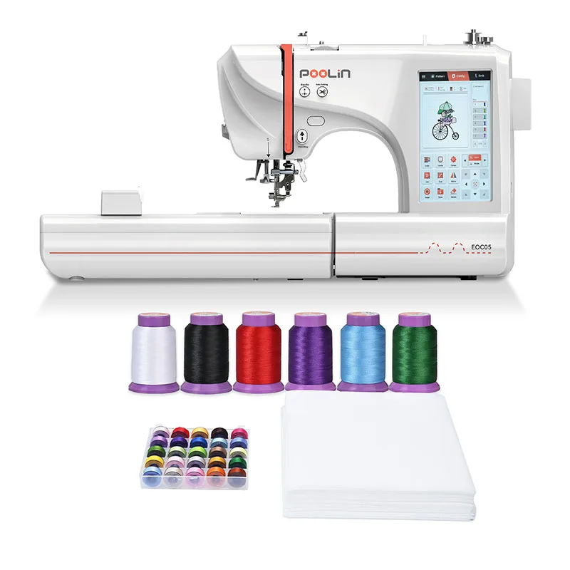 POOLIN-Household-Embroidery-Machine-For-Clothing-Computerized-Automatic ...