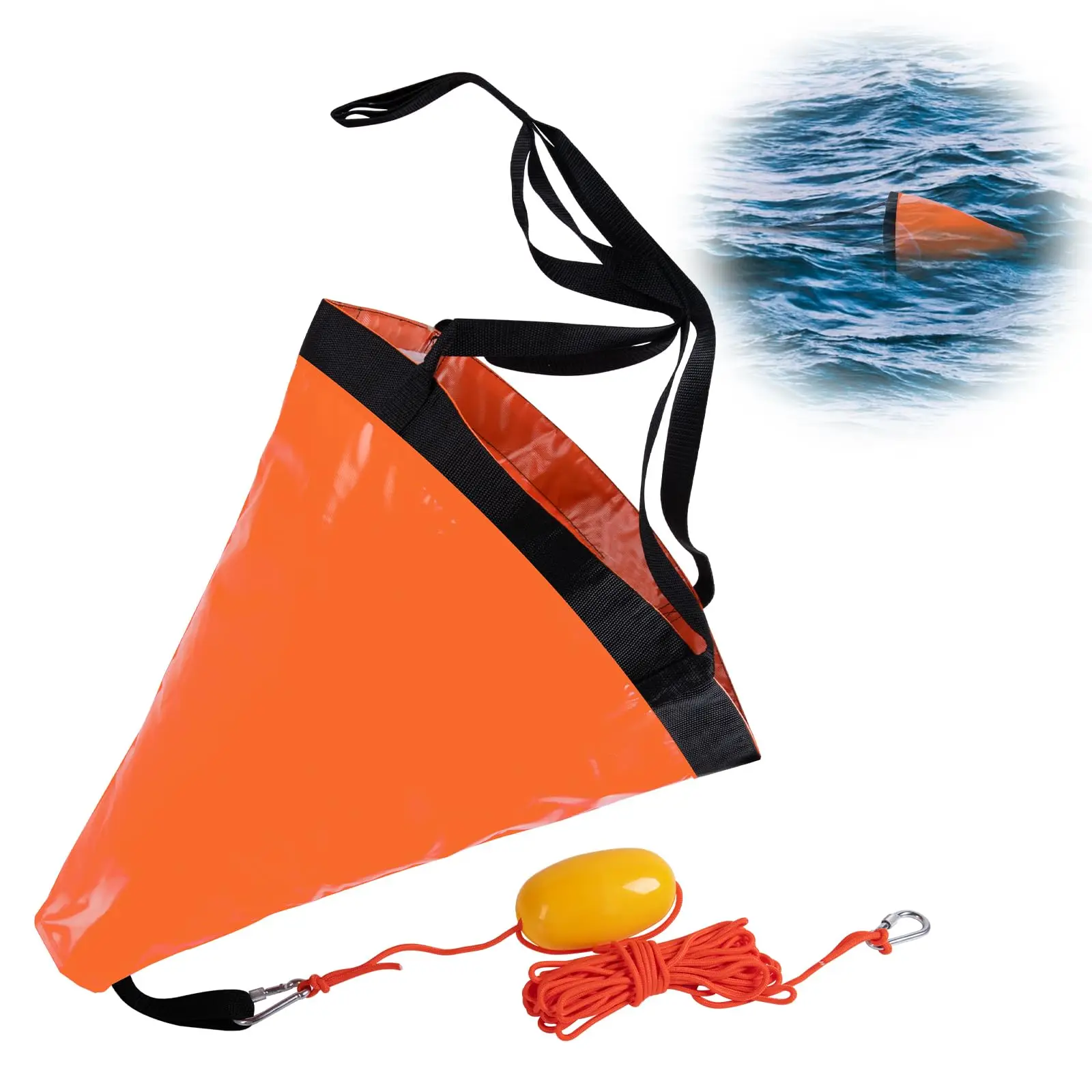 Goture-19-24-42-53-Inch-Drift-Sock-Sea-Anchor-Drogue-with-30ft-Kayak ...