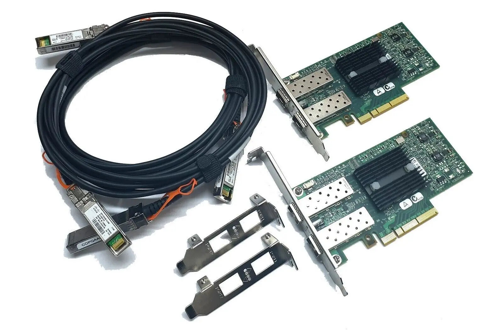 Mellanox MNPH29D-XTR ConnectX-2 Dual Port 2x SFP+ Network NIC 10Gb 2x ...