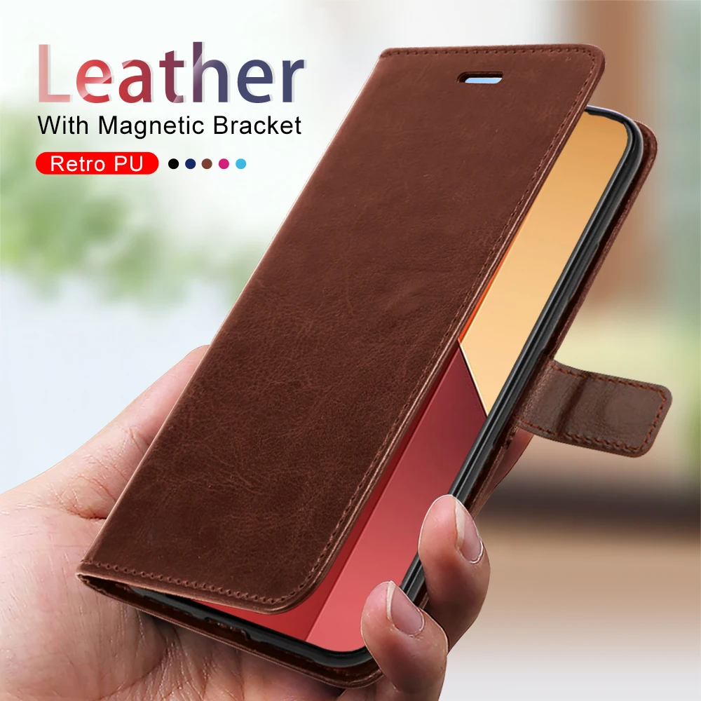 Funda-de-cuero-para-Xiaomi-Redmi-Note-13-Pro-Plus-5G-13pro-Flip-Cover ...