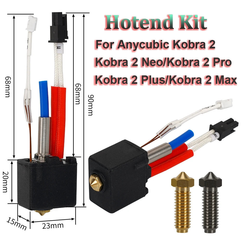 24V-60W-Hotend-Kit-For-Anycubic-Kobra-2-Kobra-2-Neo-Pro-Plus-Max-3D ...