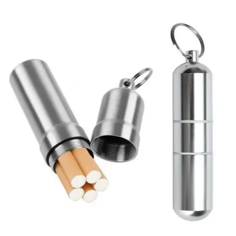 Silver-Aluminum-Alloy-Cigarette-Box-Waterproof-Cigarete-Case-Pill ...