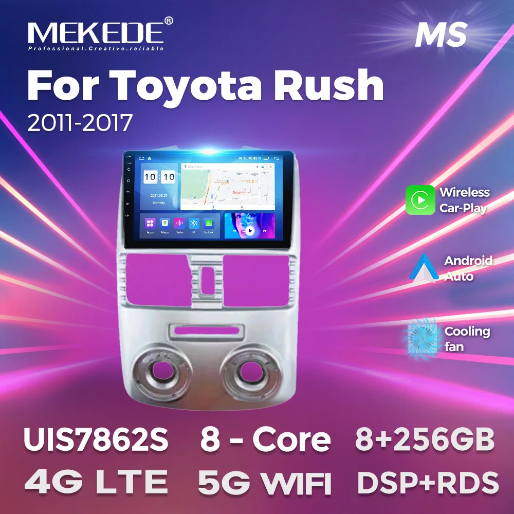 MEKEDE-2DIN-8G-256G-Android-Autoradio-for-Toyota-Rush-2011-2017-Car ...
