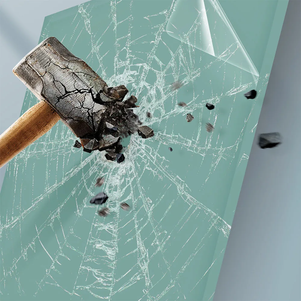 HOHOFILM 4Mil Security Window Film Shatter Proof House Bathroom Car ...