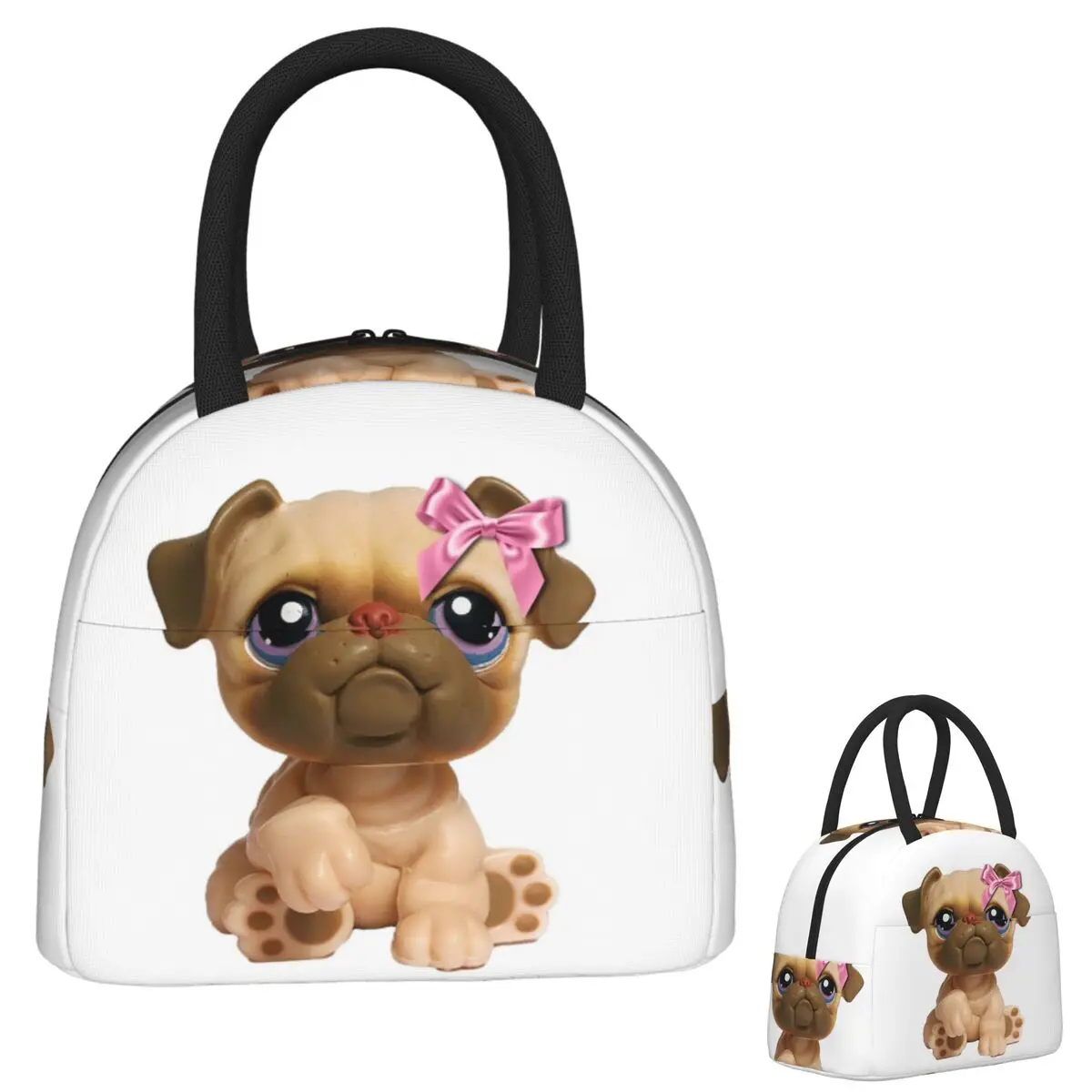 Coquette Littlest Pet Shop LPS Bulldog 451 Insulated Lunch Bag for ...